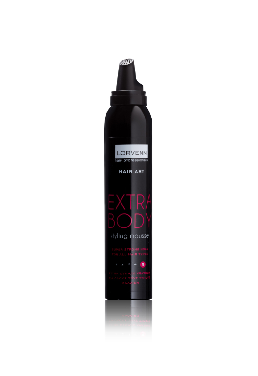 EXTRA BODY styling mousse - Lorvenn Hair Professionals Bulgaria